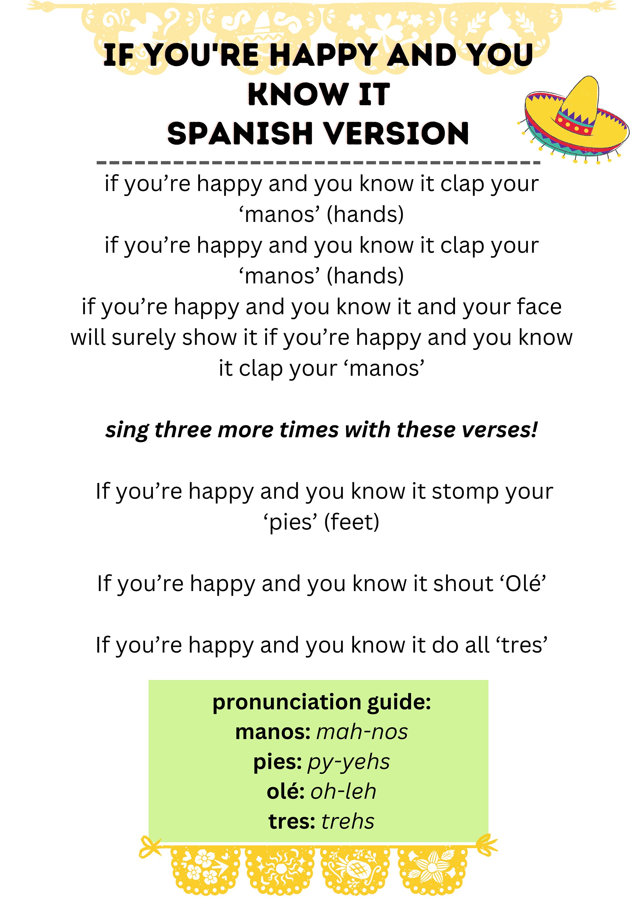 Cinco De Mayo, Pre K Activities, Classroom Activities, Pre-k Lessons ...