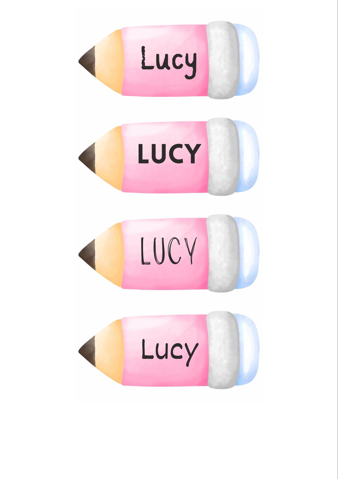 Pencil Themed Classroom Tags, Classroom Tags, Classroom Decor, Colorful ...