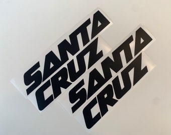 Santa Cruz Vinyl Decal | Etsy
