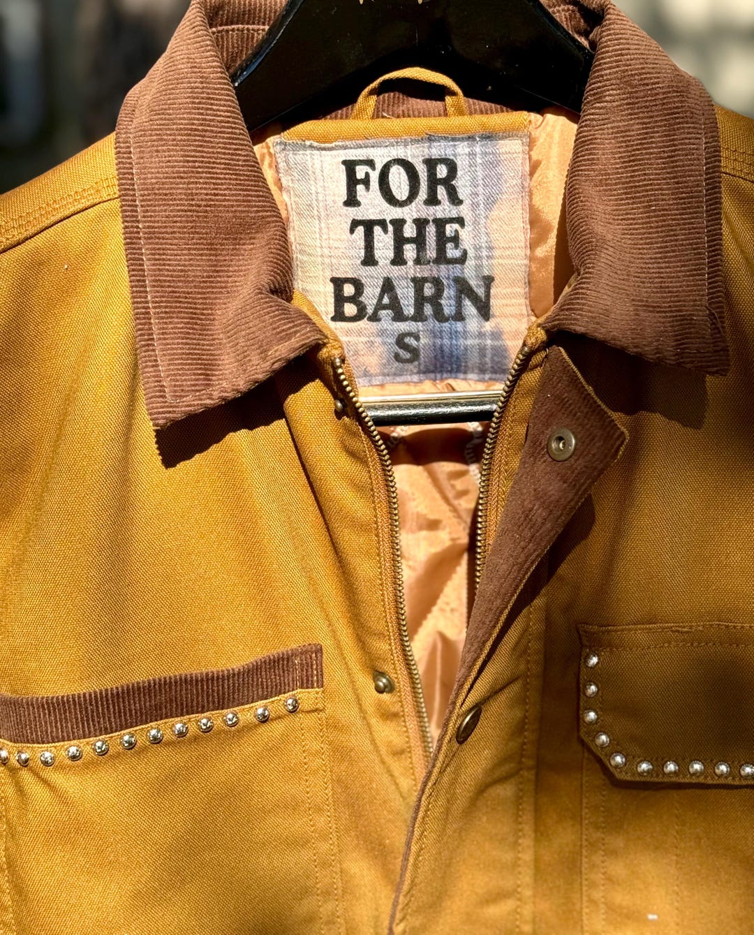 Studded Barn Jacket - Etsy