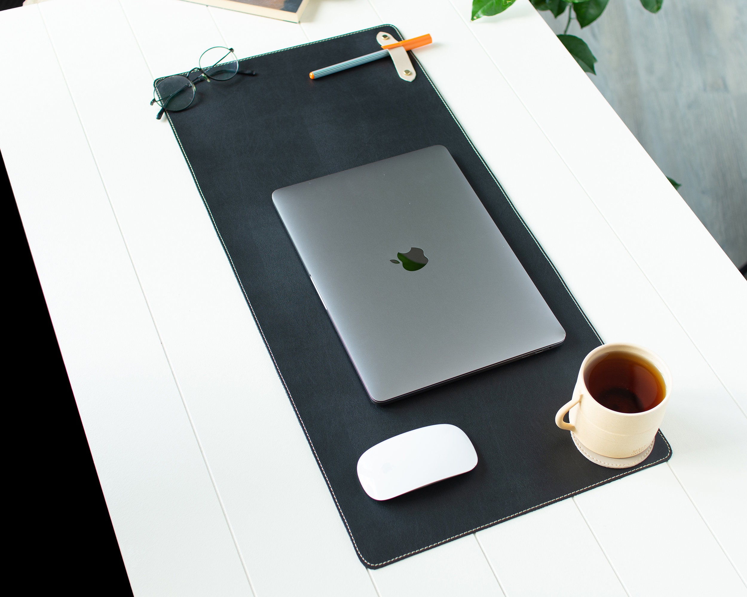 Custom Cute Orange Desk Mat Pad Gaming Desk Mat Personalized - Etsy