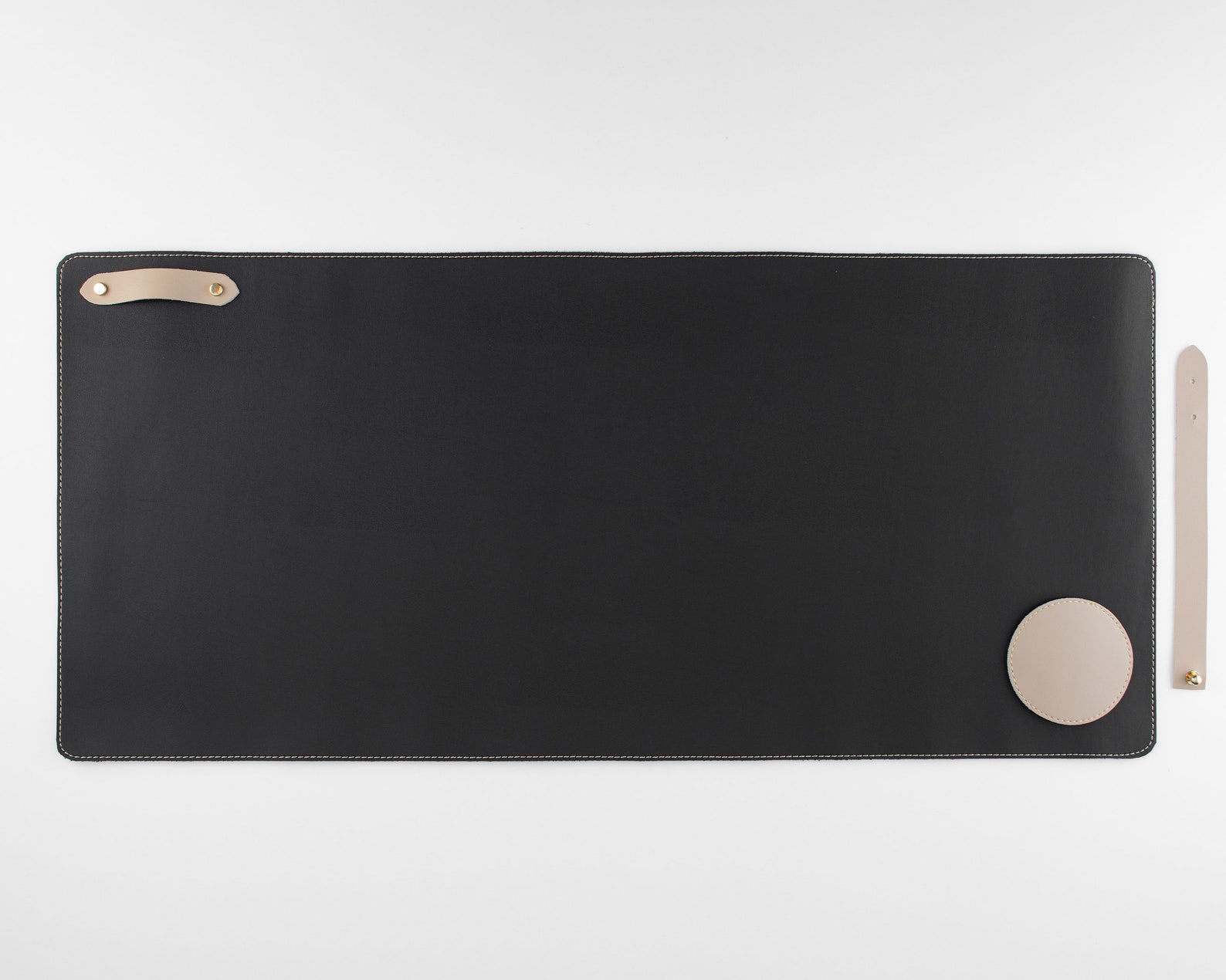 Extra Large Desk Mat, Extended Mouse Pad, Leather Large Mouse Pad, Blue ...