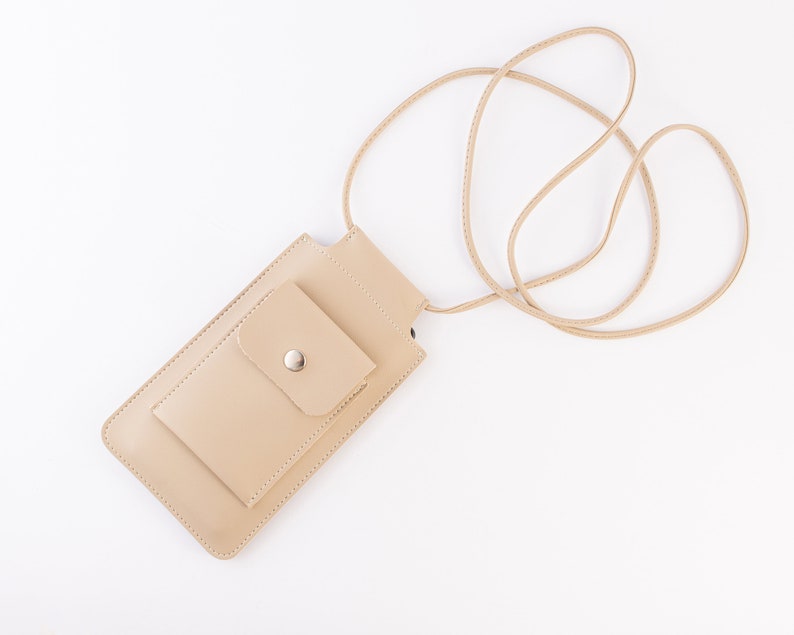 Cell Phone Pouch Mobile Phone Carrier Crossbody Bag Black - Etsy