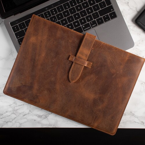 Remarkable 2 Case Organizer Personalized Brown Leather Folio Etsy