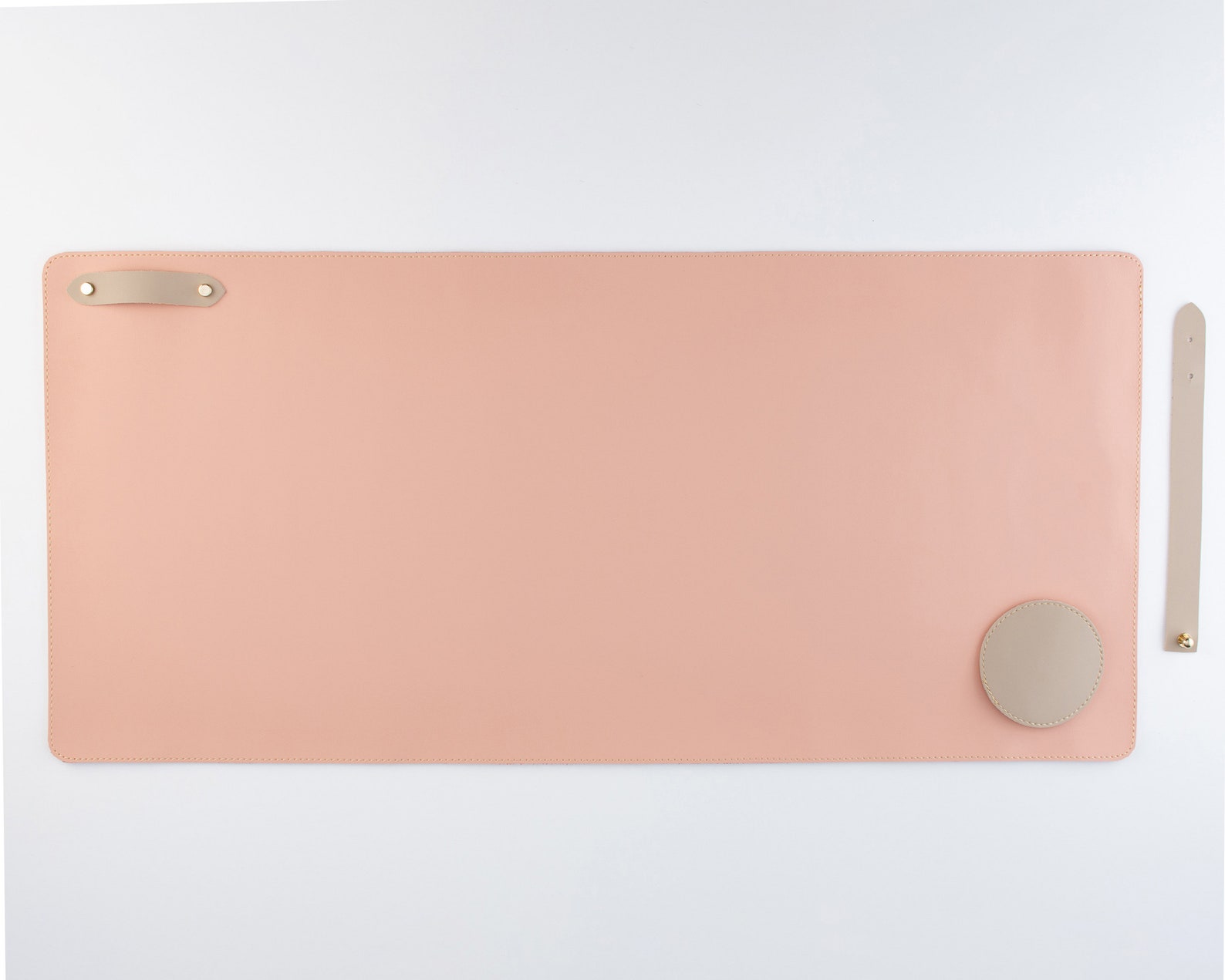 Leather Mouse Mat, Large Mouse Pad, Pink Gaming Desk Mat, Leather Desk ...
