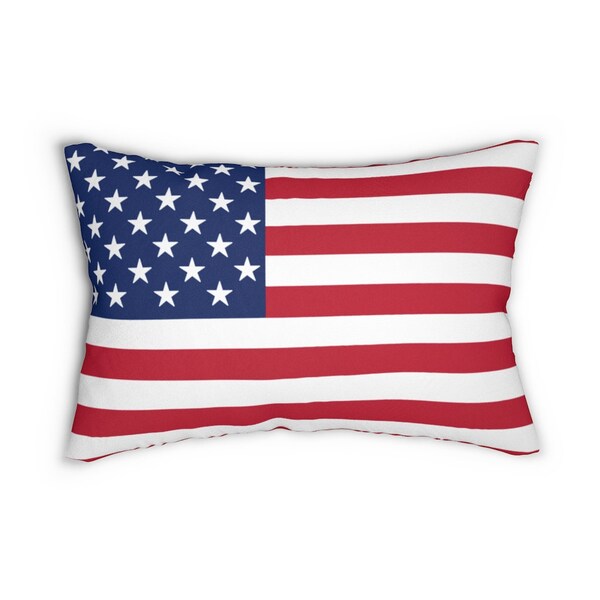 American Flag Throw Pillow - Etsy