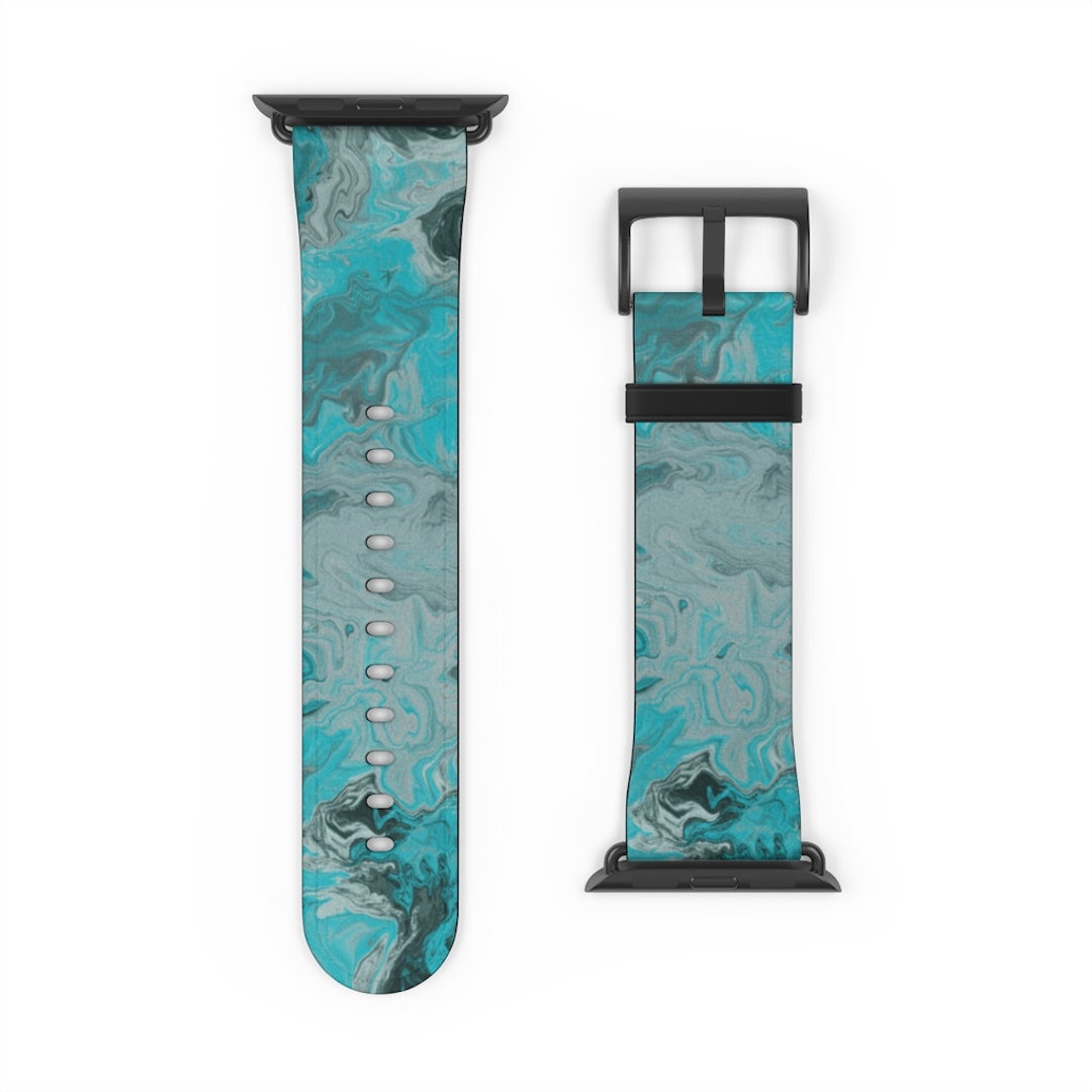 Ocean Spill Blue Watch Band - Etsy