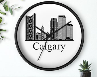 Calgary Wall Clock - Etsy