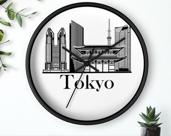Tokyo Wall Clock | Etsy