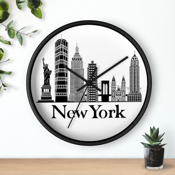 New York Wall Clock - Etsy