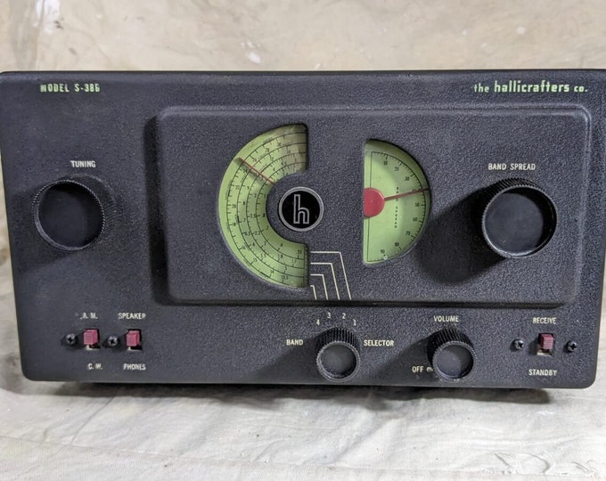 The Hallicrafters Company Radio Model S38B - Etsy