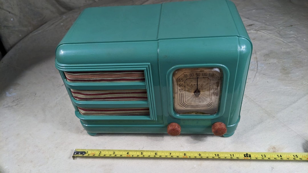 Pre-war Jade Bakelite 1939 Philco Model 39-3A14 Mantle Set - Etsy