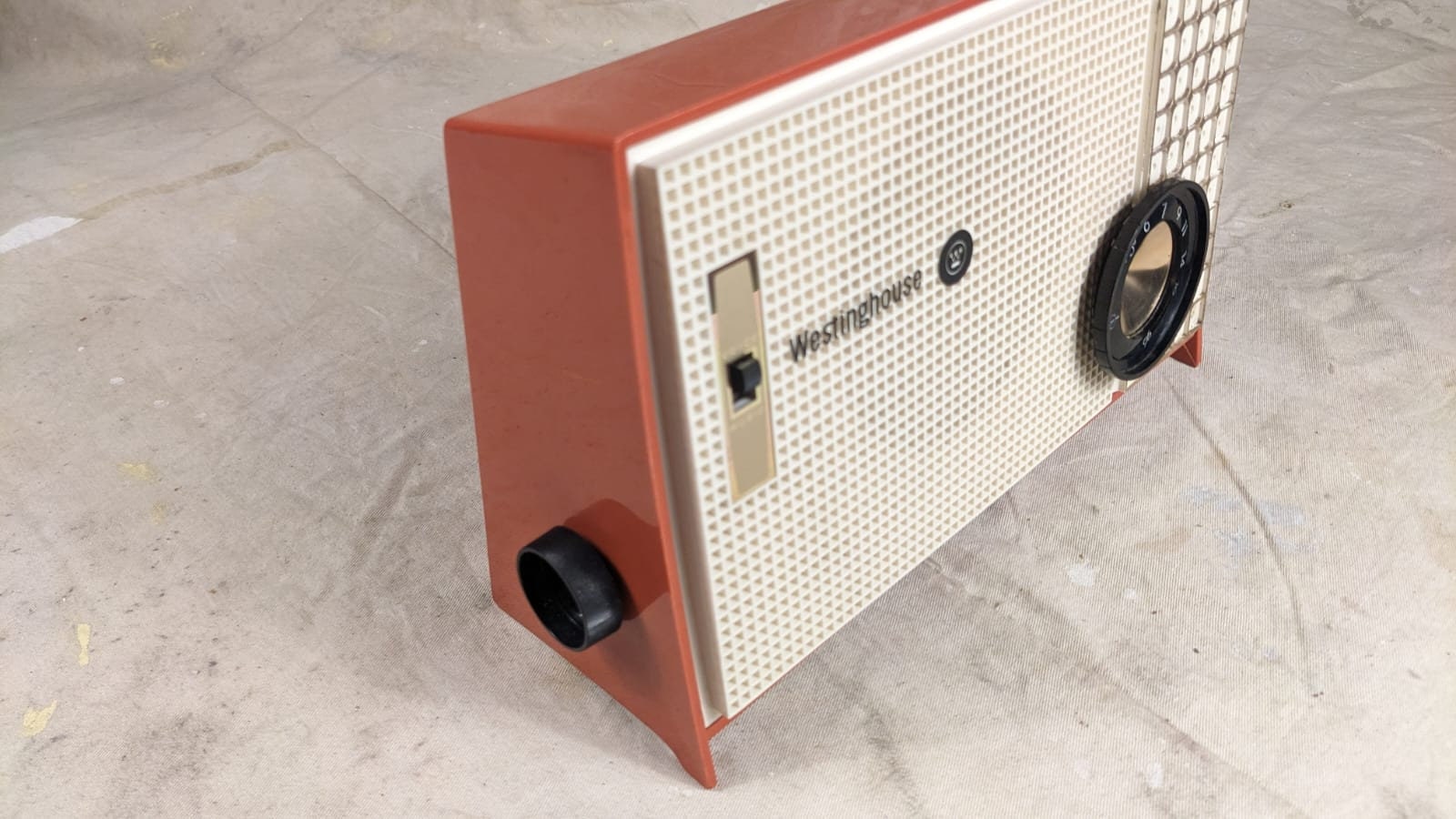 Retro Vermillion 1960 Westinghouse Model 749T5 Mid Century - Etsy