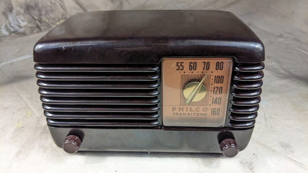 Mini Canadian 1950 Philco Transitone Model 57 Radio Receiver - Etsy