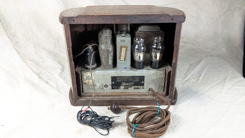 Phenomenal Wooden 1938 Marconi Model 110 AM Radio Receiver - Etsy