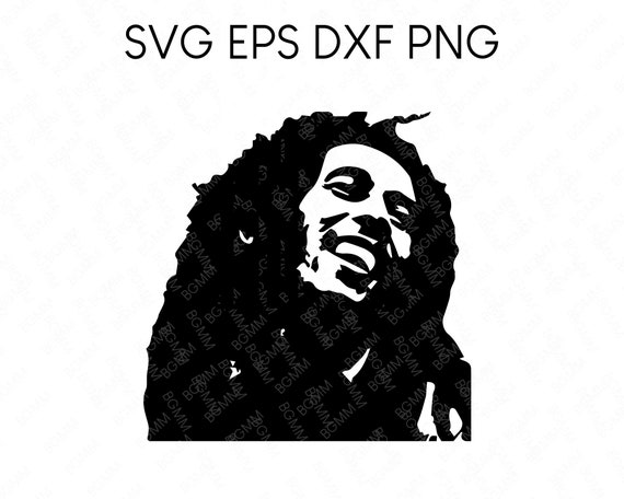 Bob Marley SVG Reggae Music SVG Jamaica SVG File for Cricut - Etsy UK