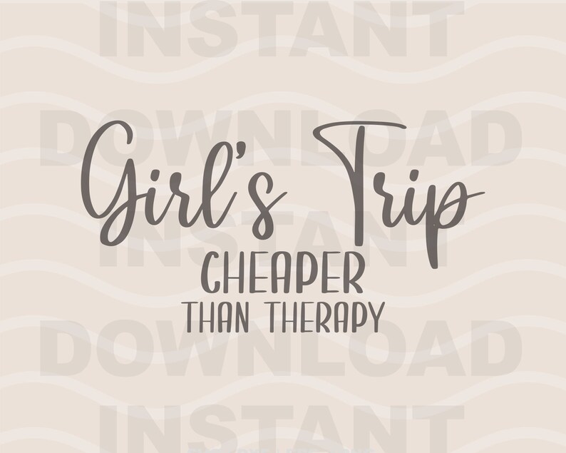 Girls Trip Clipart Girls Vacation SVG Cricut Cut File | Etsy