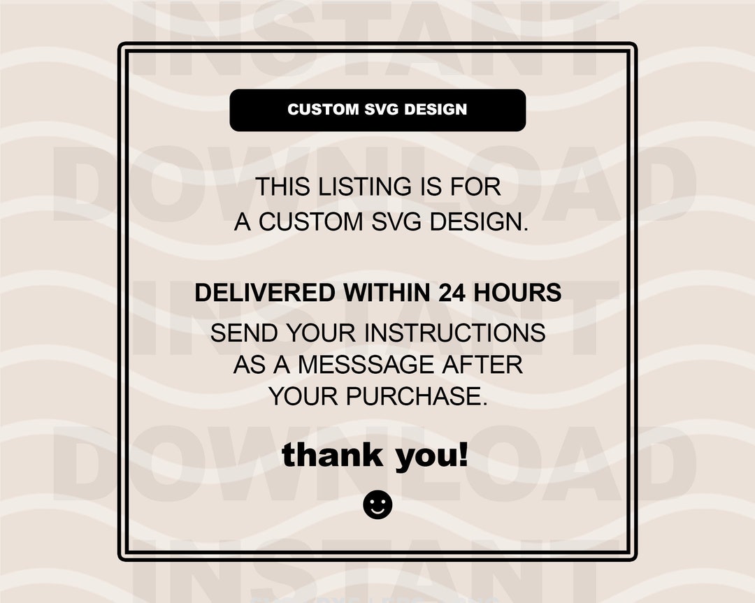 Custom SVG Personalized PNG Custom Clipart Custom PNG Design - Etsy