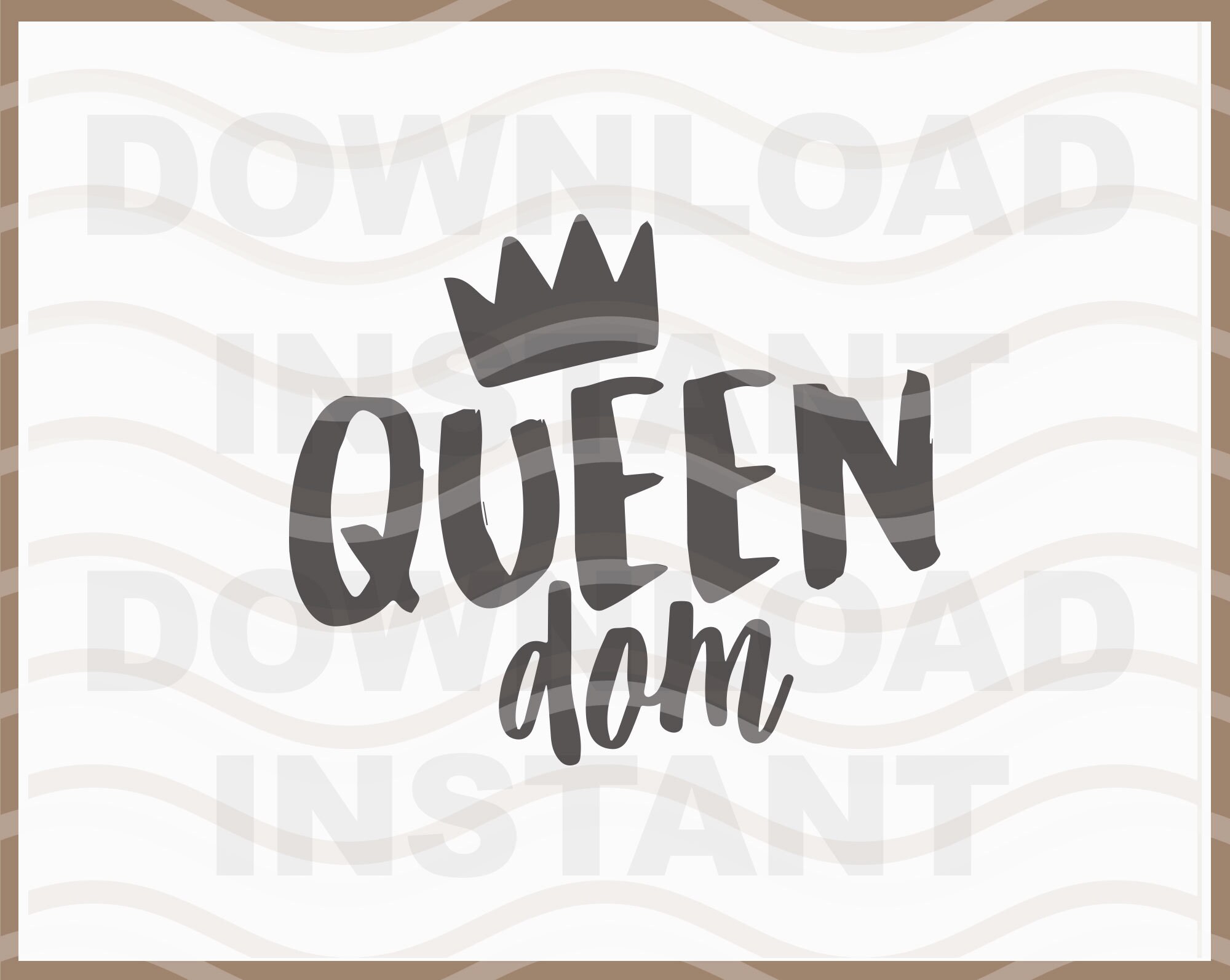 Queendom SVG Afro Queen Black Woman Melanin Poppin Curly - Etsy