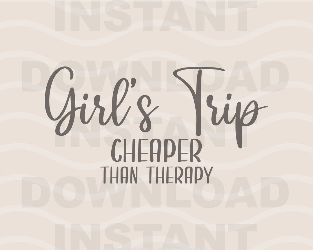 Girls Trip Clipart | Girls Vacation SVG | Cricut Cut File | Instant ...