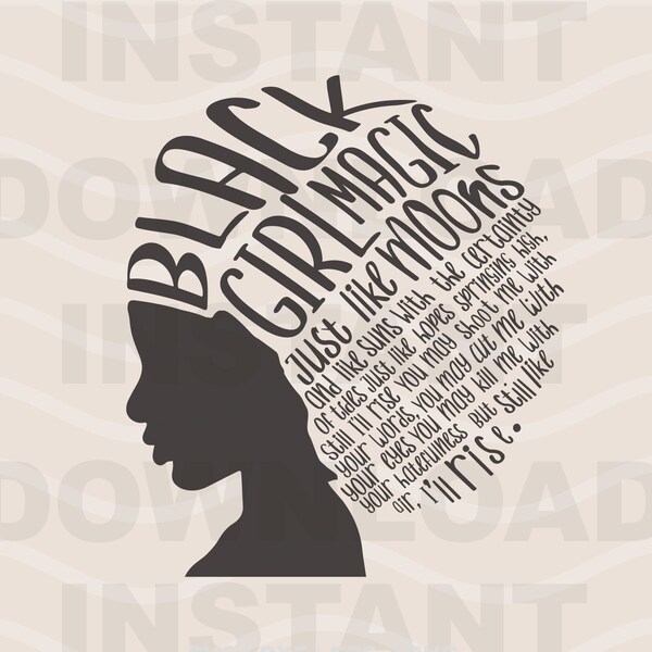 Still I Rise Svg - Etsy