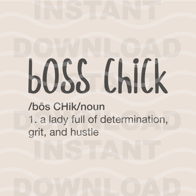 Boss Chick SVG Dark Skin Queen Black Girl Magic Cricut | Etsy