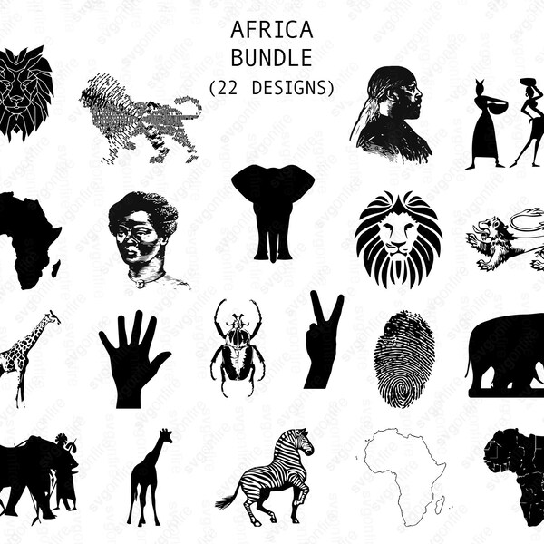 African Symbols Svg - Etsy
