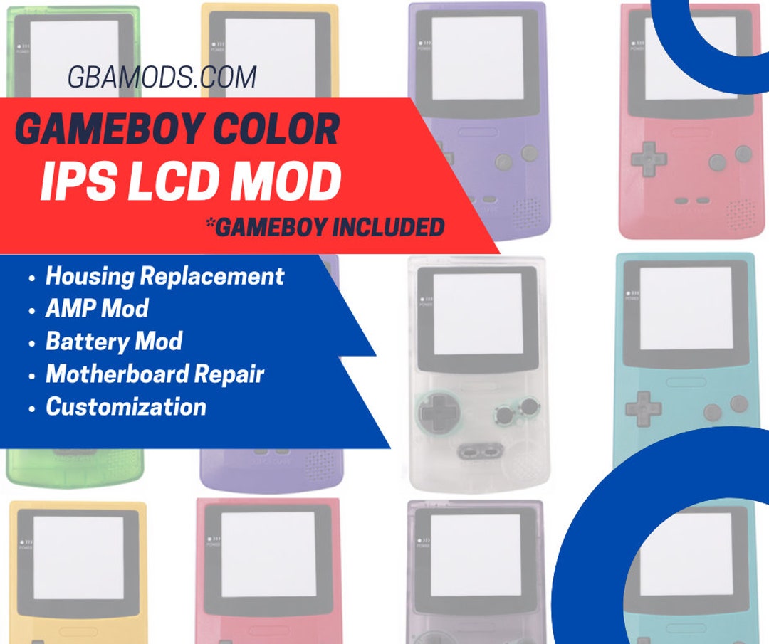 Gameboy Color IPS LCD Custom - Etsy