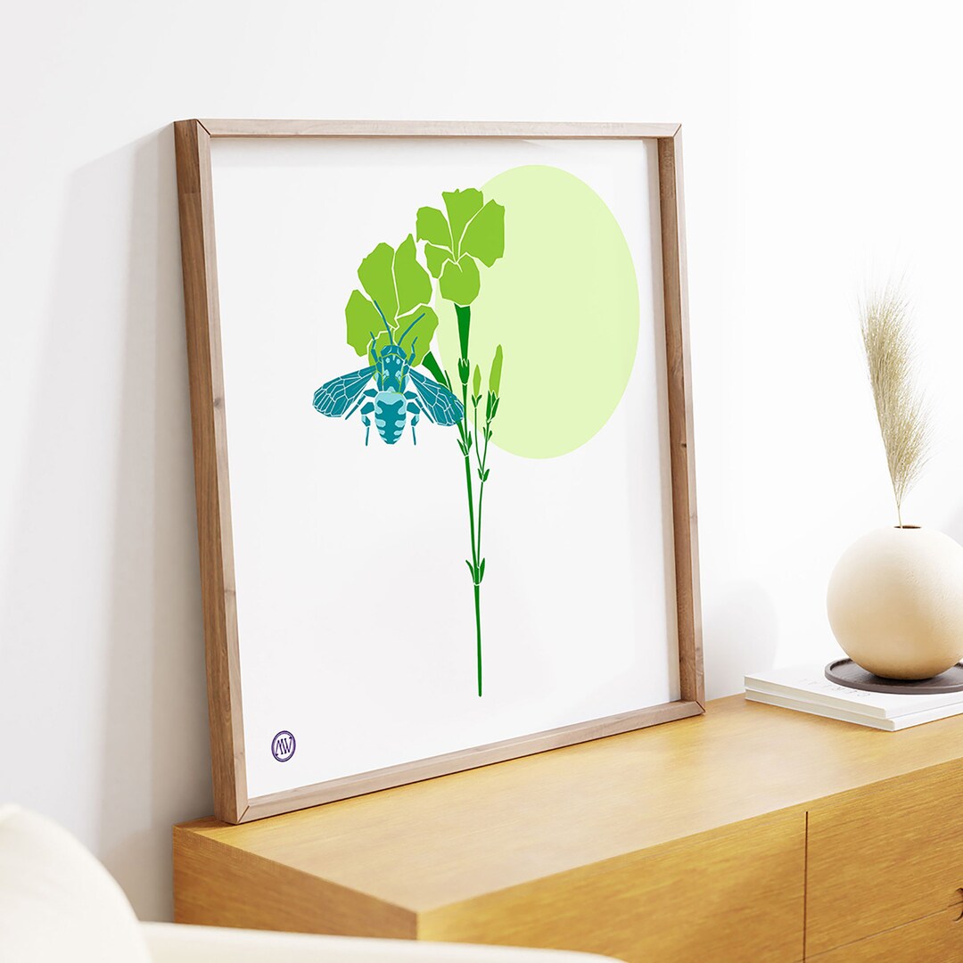 Uninvited Visitor Art Print Garden Art Rare Square Poster Thank You ...