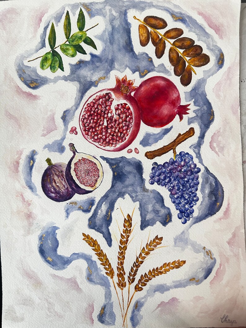 Shivat Haminim Print - Etsy