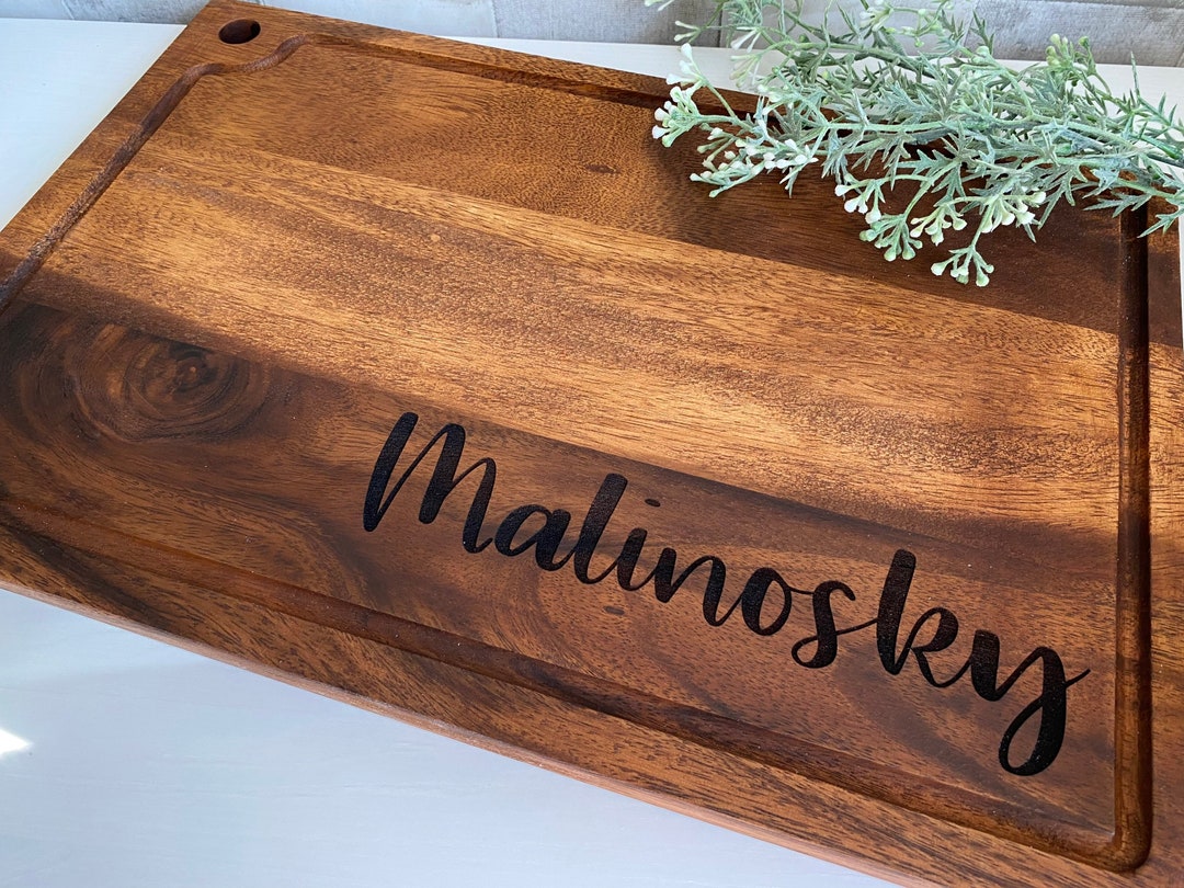 Personalized Large Cutting Board - Etsy