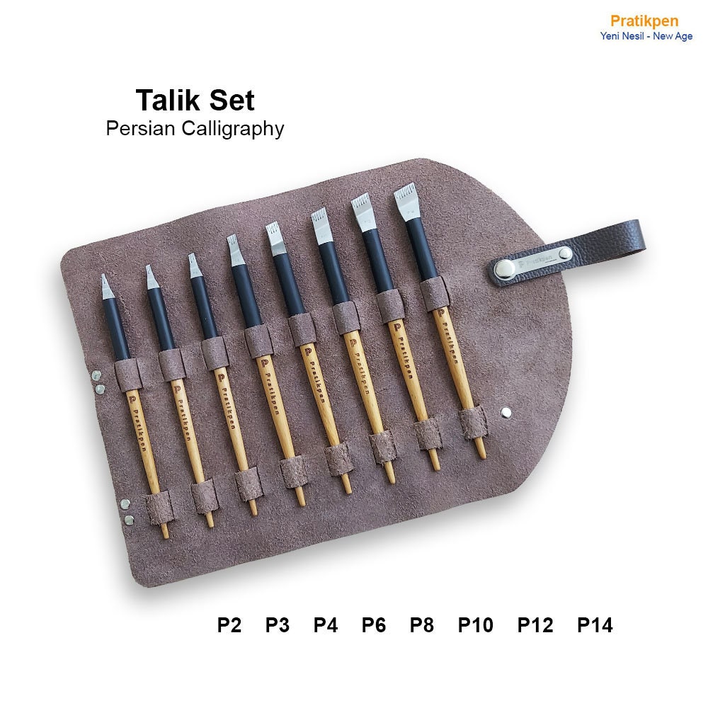 Pratikpen Taliq Set New Age for Persian Calligraphy 8 Pens, Pens for ...