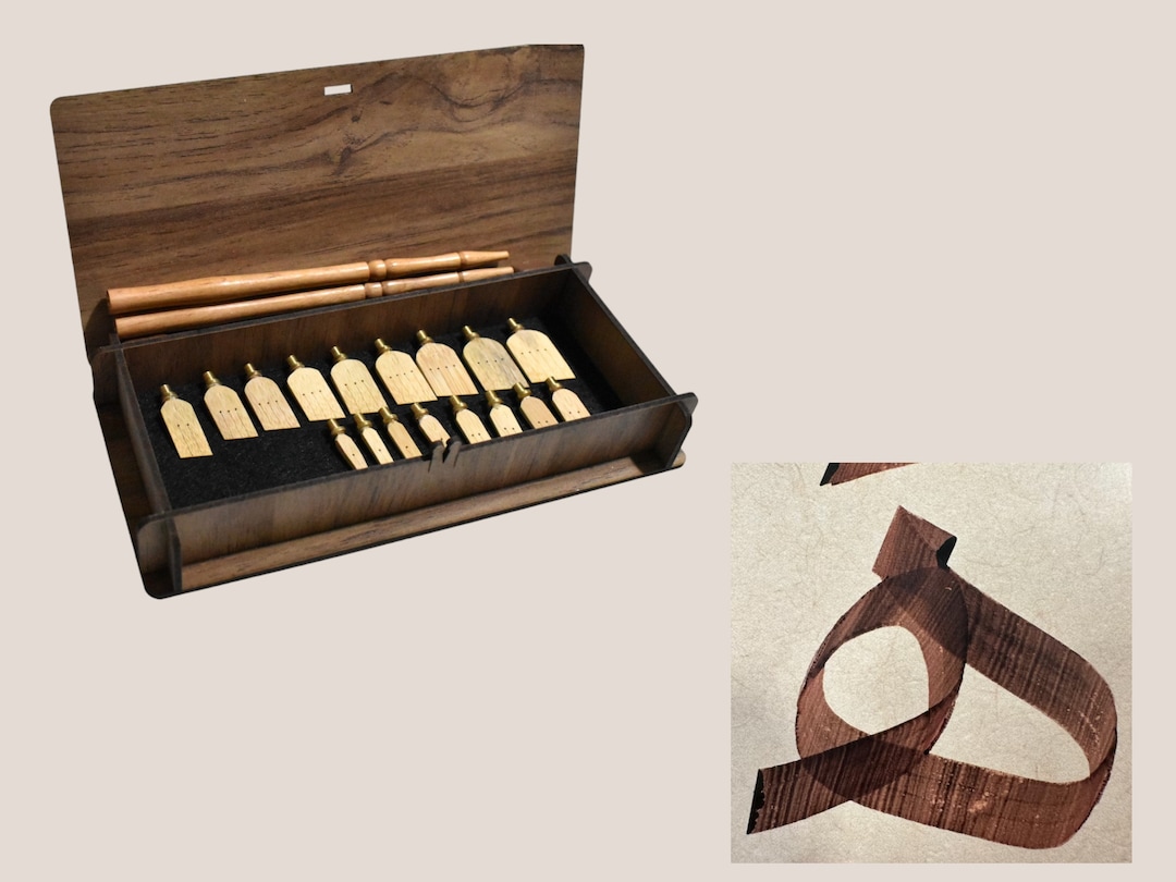 Arabic Calligraphy Pens Celi Thuluth Set (4-20)mm, Bamboo Wooden Arabic ...