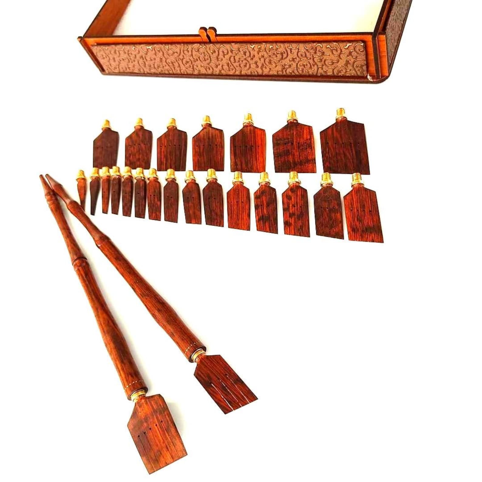 Arabic Calligraphy Thuluth Pen Set,snakewood Professional Pens, 2-25mm ...