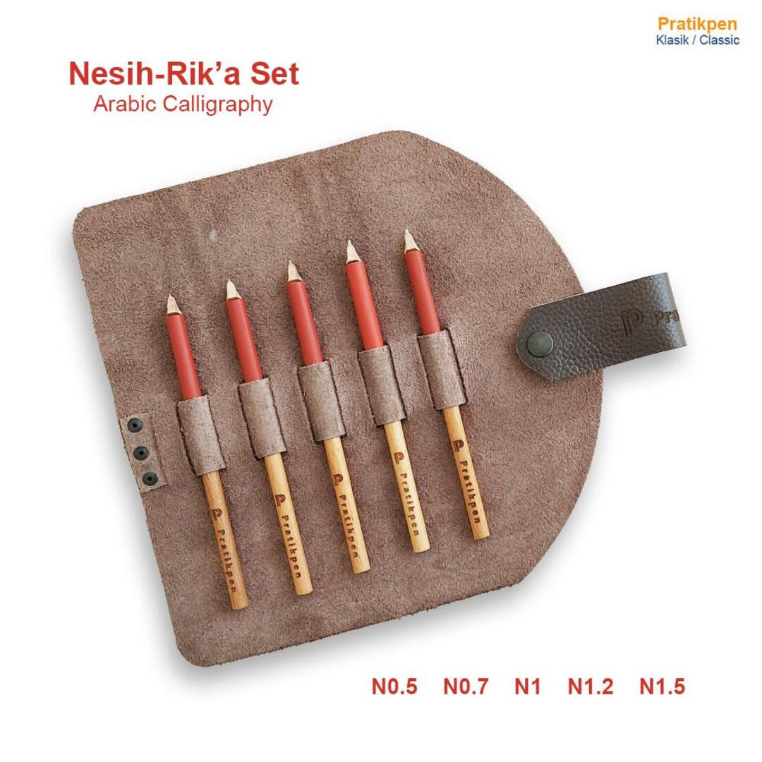 Nesih Rik’a Calligraphy Pen Set – Arabic Calligraphy Tools – Naskh Ruq ...