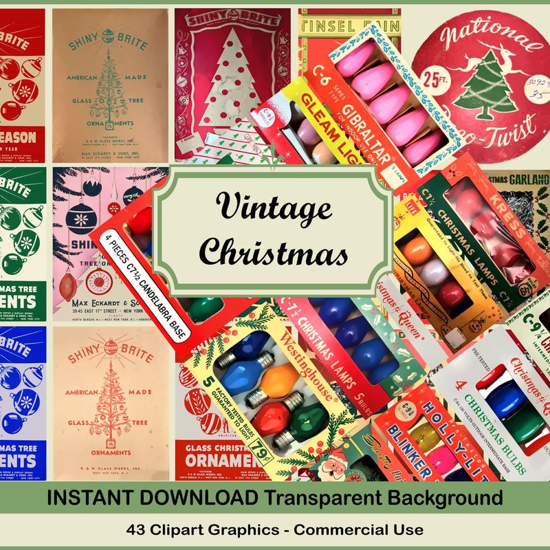 Shiny Brite Retro Box - Etsy