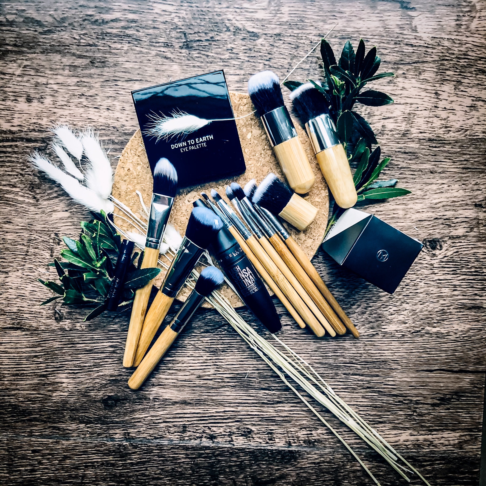 Premium Make up Brushes Set Bamboo Eco Friendly Natural - Etsy