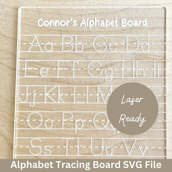 Alphabet Tracing - Etsy
