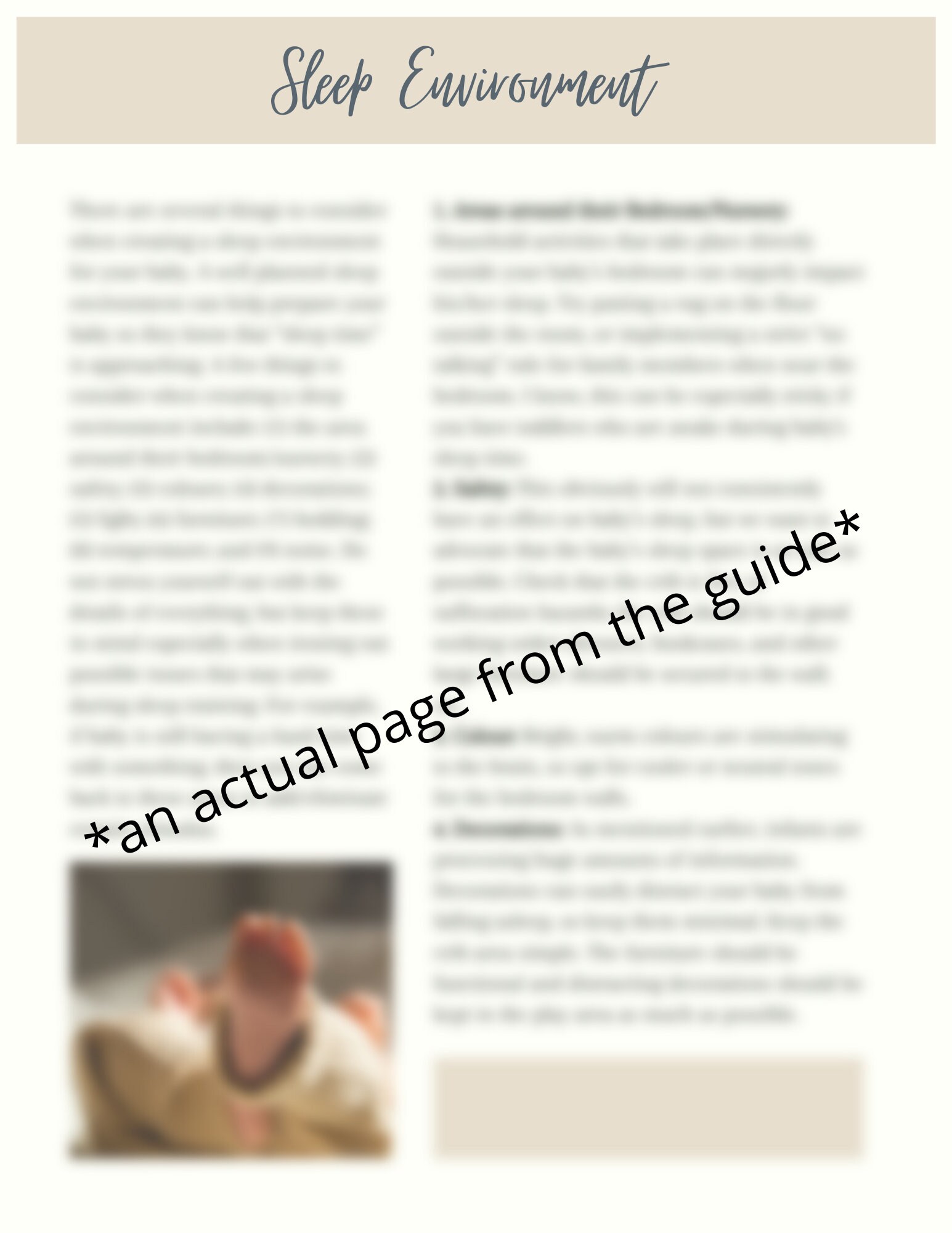 Baby Sleep Training Guide, Pick up Put Down Method, PDF Download, Sleep ...