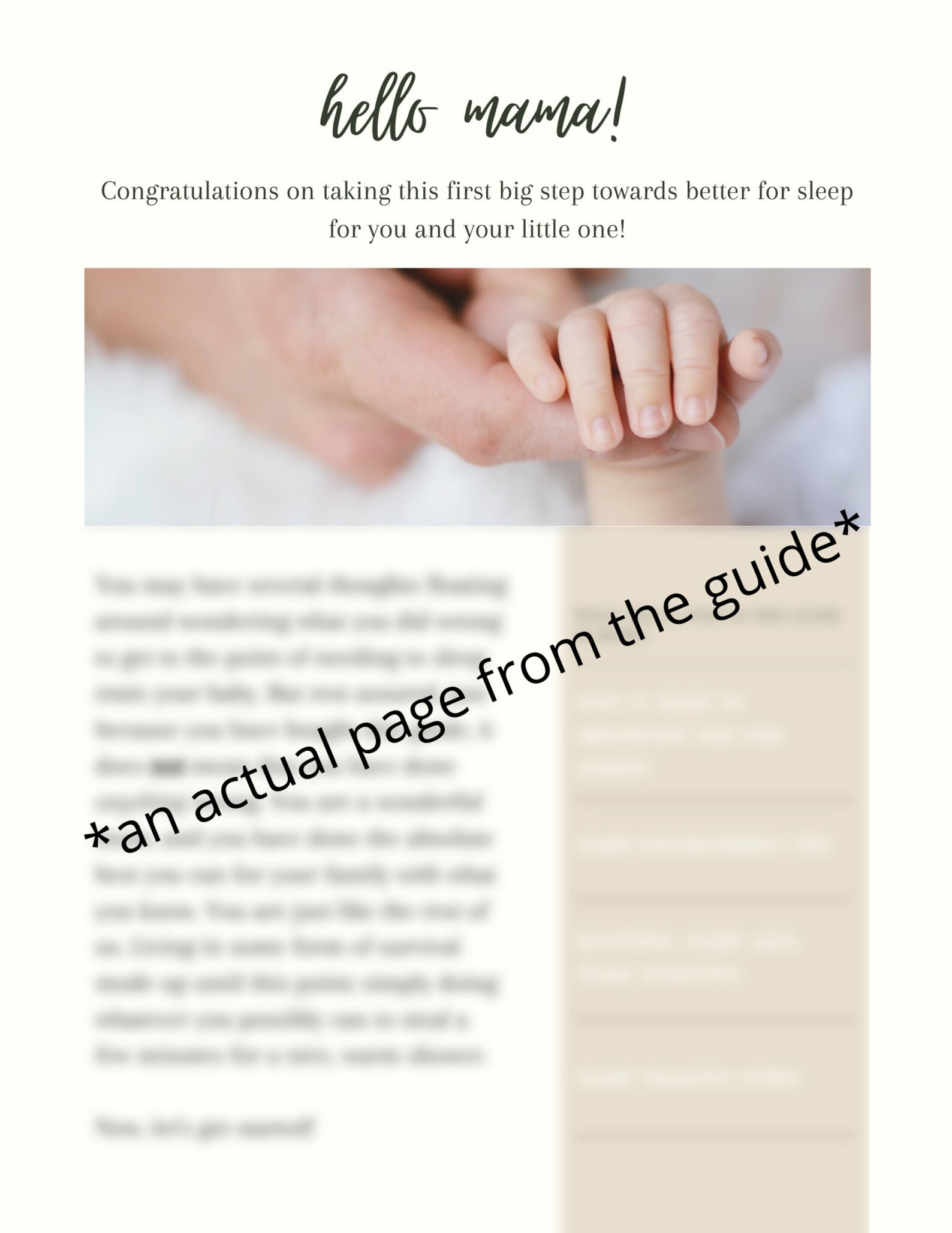 Baby Sleep Training Guide, Pick up Put Down Method, PDF Download, Sleep ...