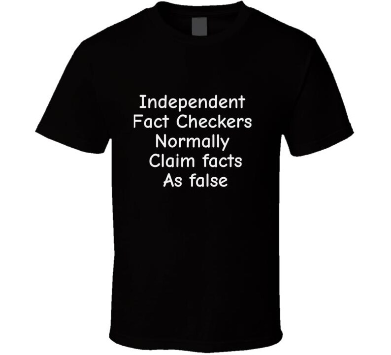 Fact Checkers T Shirt - Etsy