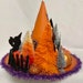 Vintage Look Halloween Witch Hat House Glitter House With - Etsy