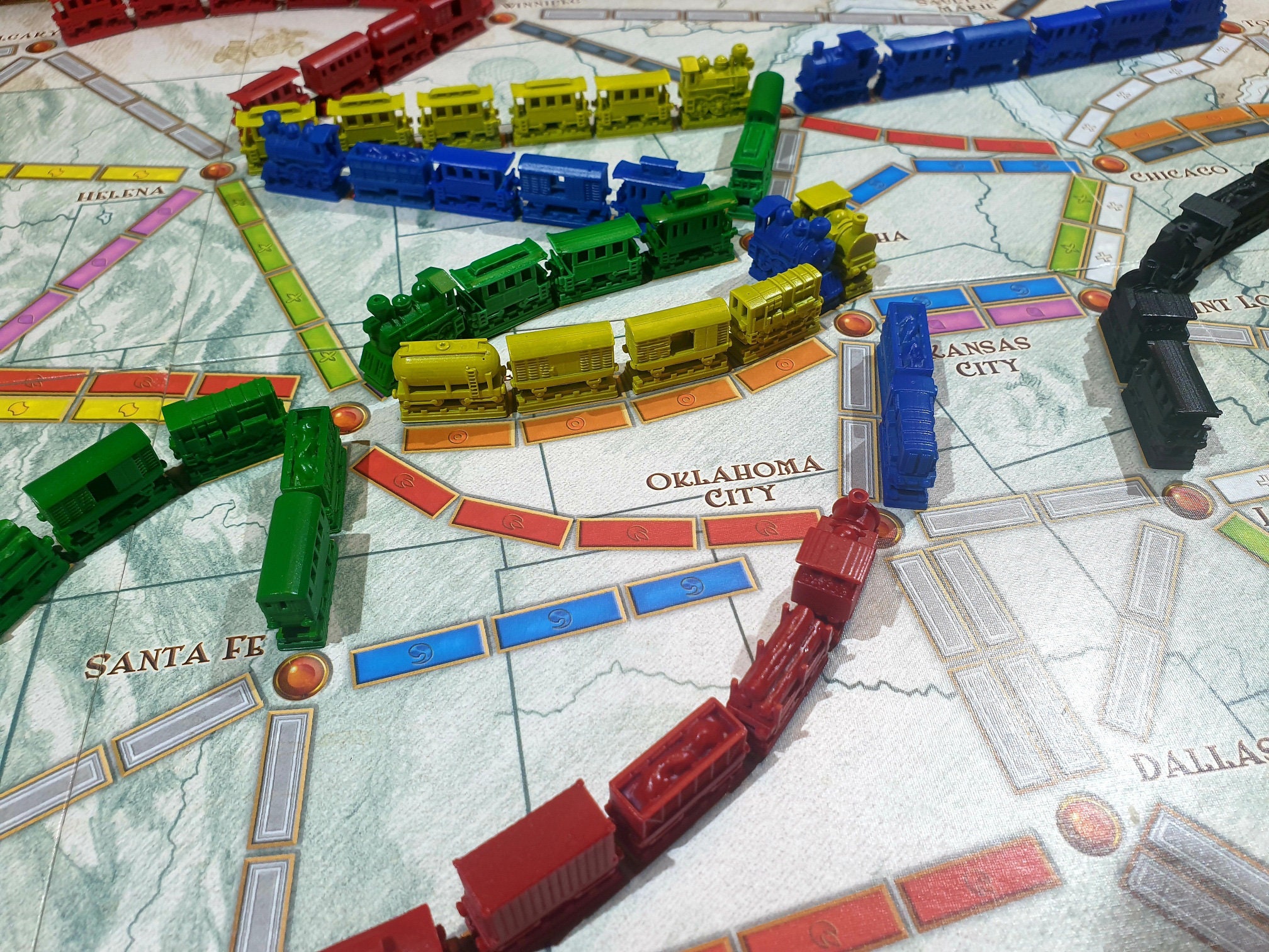 Ticket to Ride Freight Boardgame 3D Printable Trains and Freight Wagons ...