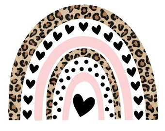 Rainbow Leopard - Etsy