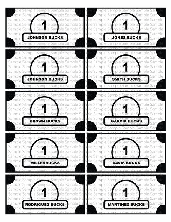 Custom Play Money personalized Digital Download | Etsy