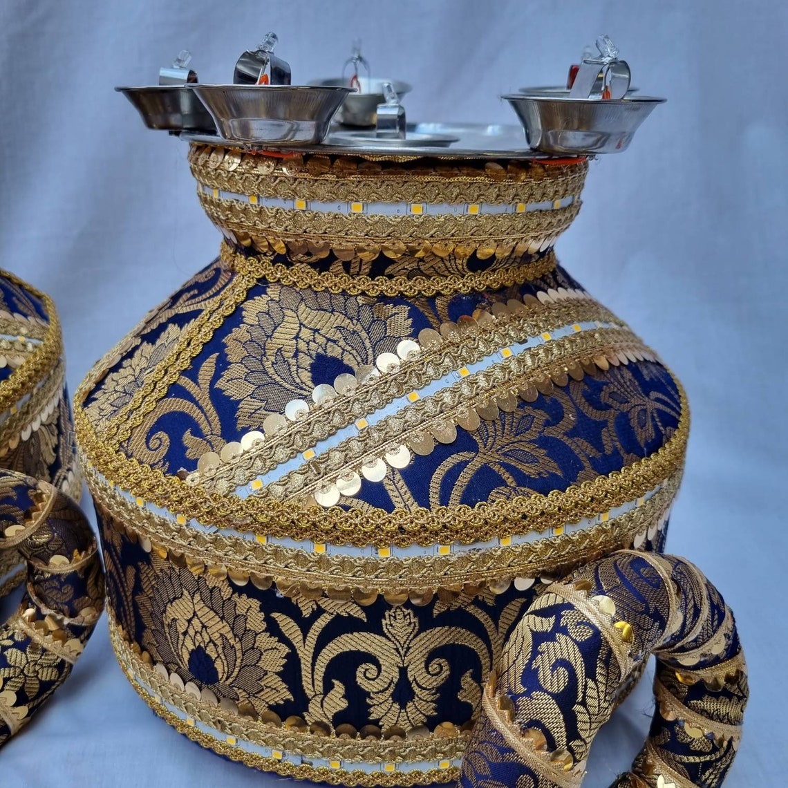 Navy Jago Set, Punjabi Wedding, Indian Wedding, Pre Wedding Party ...