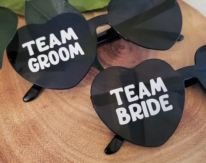 Team Bride Gift, Team Groom Glasses, Wedding Party Sunglasses, Wedding ...