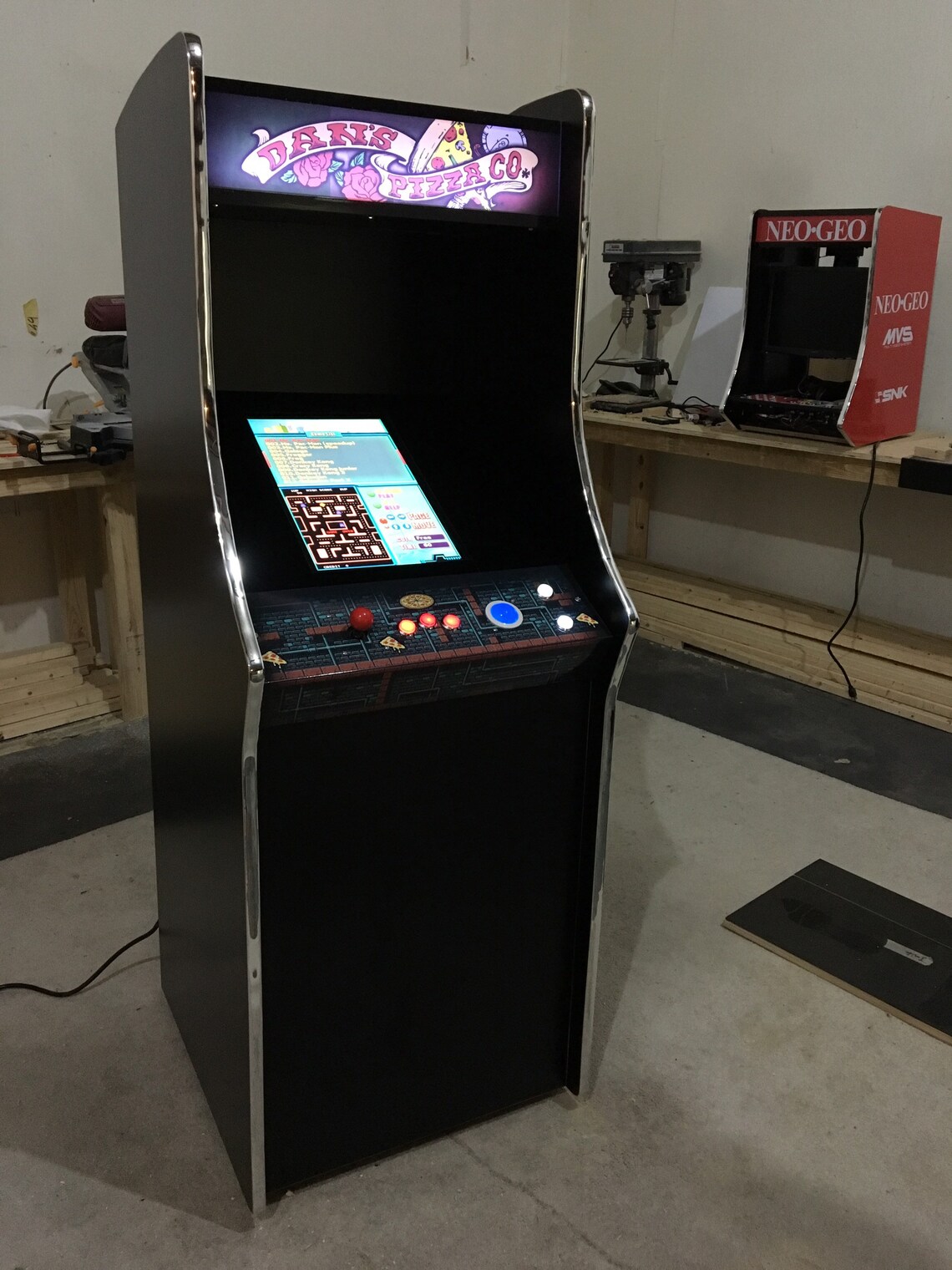 1 Player Arcade. Vertical monitor FREE SHIPPING Ships | Etsy