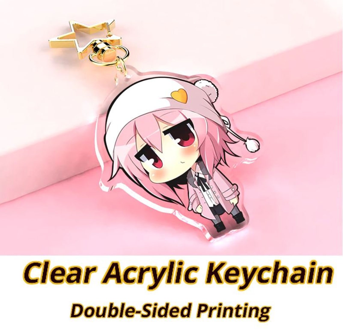 Custom Keychains Cartoon Key Chain Photo Customized Anime - Etsy