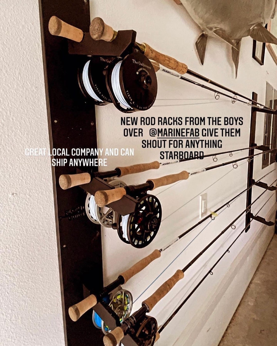 Fly Rod Rack - Flyfishing - Etsy